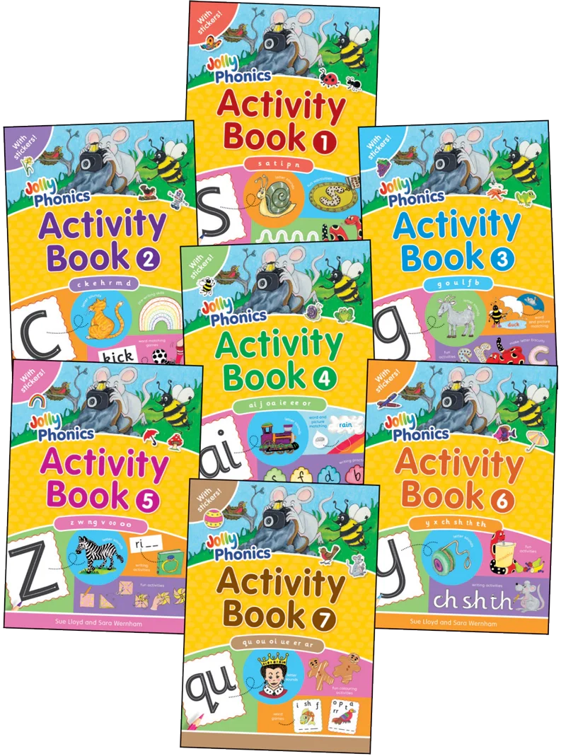 Jolly Phonics Activity Books 1-7 – Jolly Learning South Africa