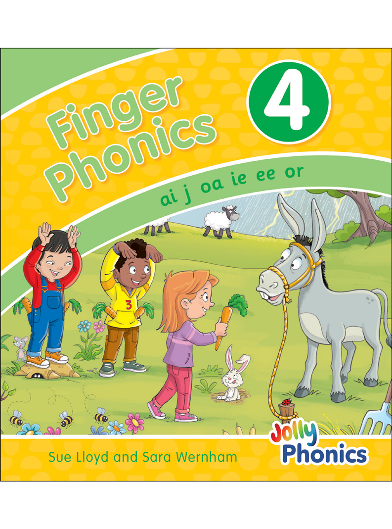 Finger Phonics Book 4 4 pre-cursive UKC – Jolly Learning South Africa