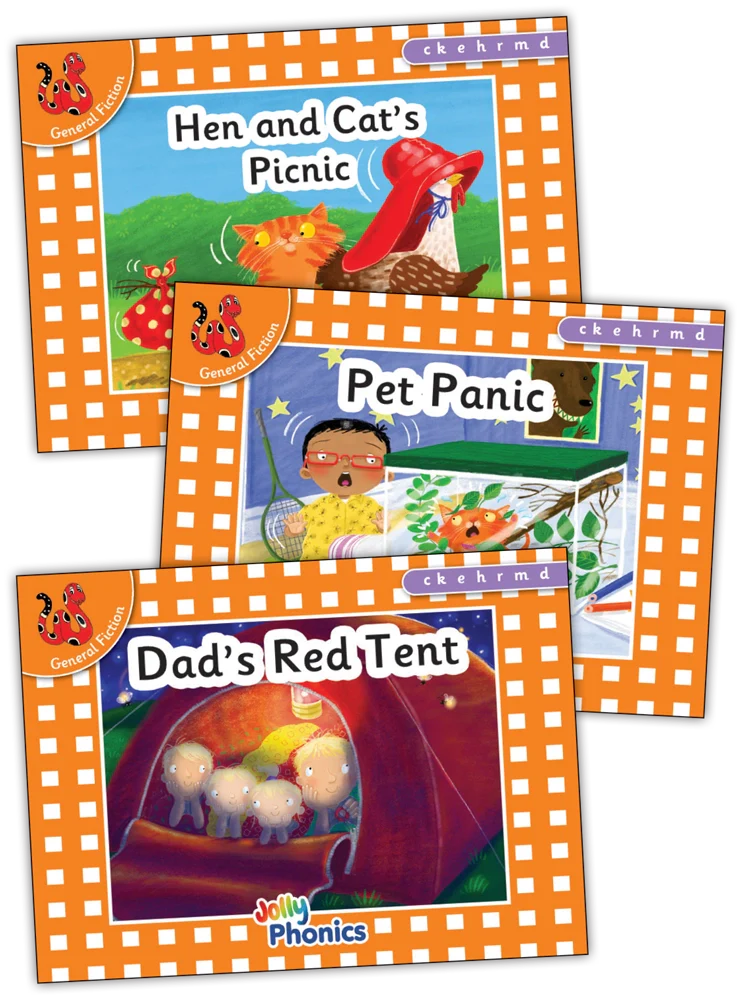 Jolly Phonics Orange Level Readers pre-cursive Set 2 Pk 3 – Jolly ...
