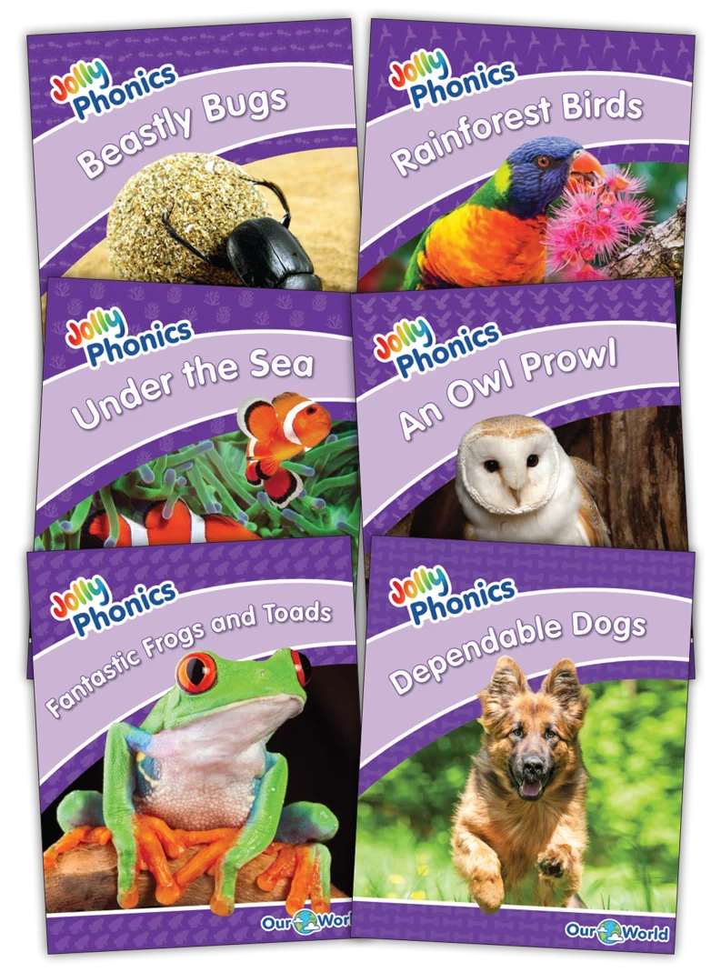 Jolly Phonics Readers Level 5 Our World N/F pre-curs Pk 6 UKC – Jolly ...